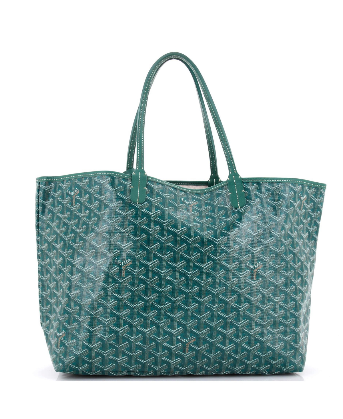 Click here for Pre-Owned Goyard Pm Saint Louis Tote Coated Canvas... prices