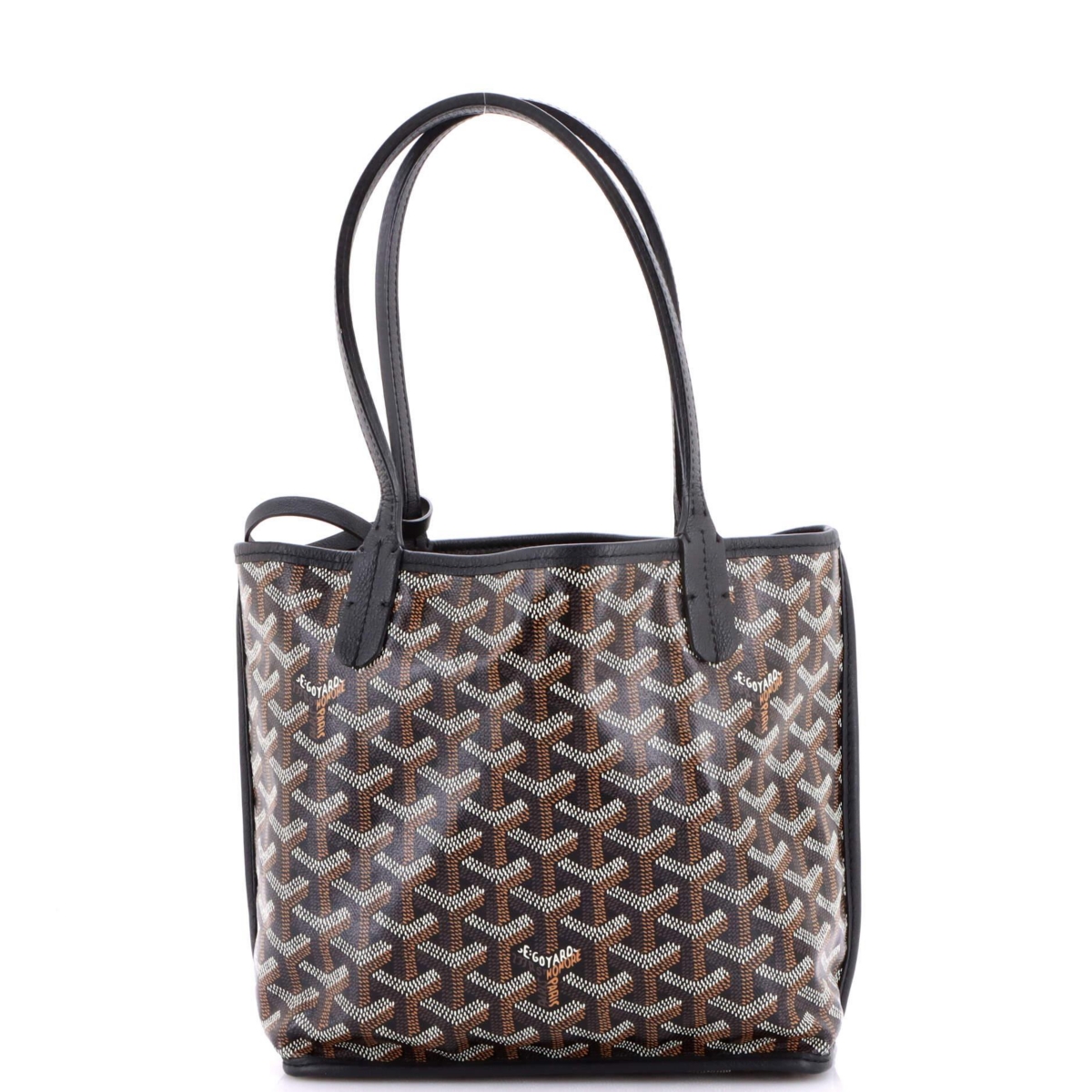 Click here for Pre-Owned Goyard Mini Anjou Reversible Tote Coated... prices