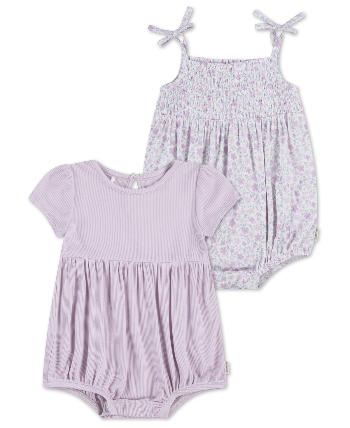 Click here for Huggies Baby Girls Romper  2-Pack - Purple prices