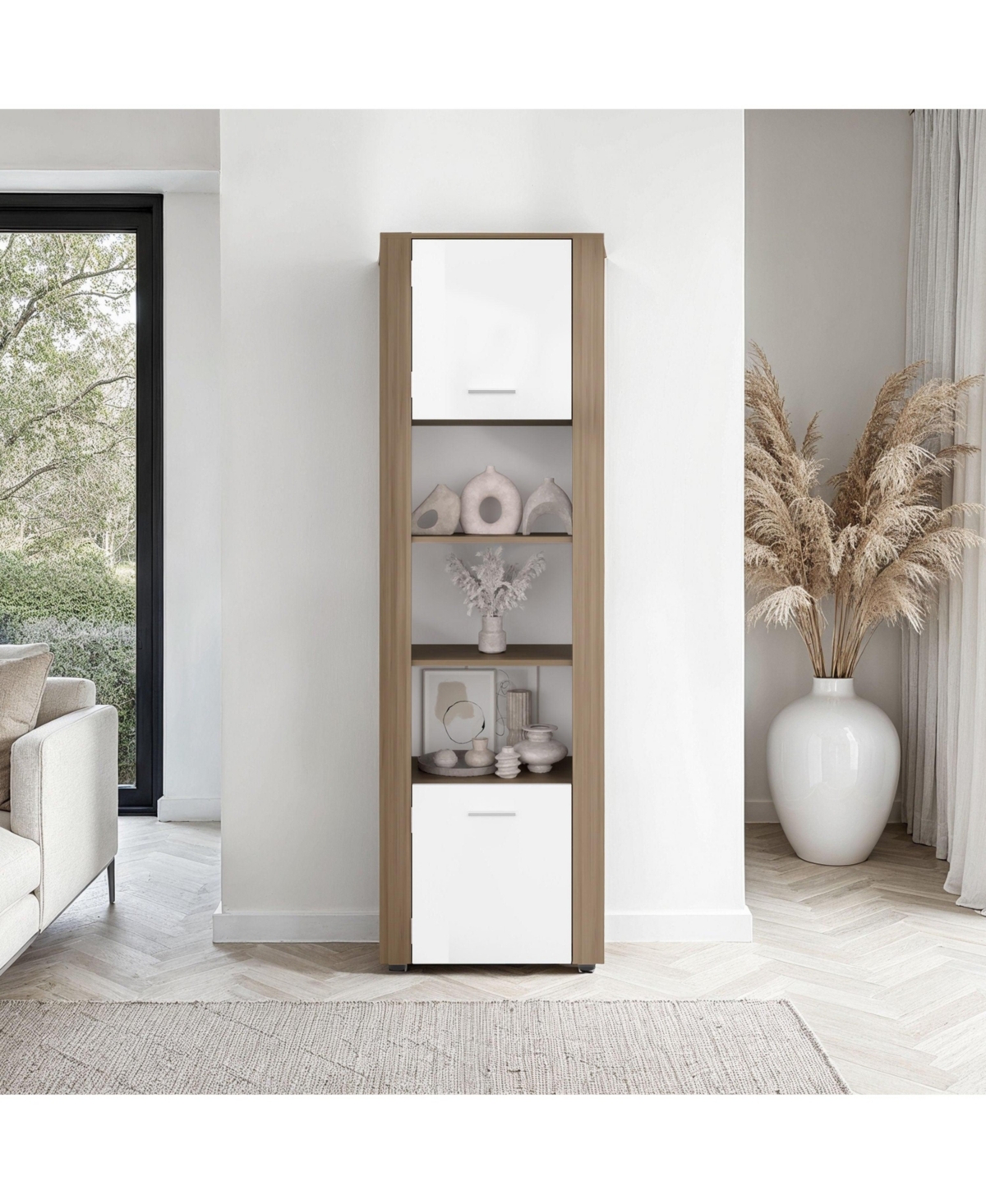 Click here for Fm Furniture Liora Vertical Cabinet with Doors for... prices