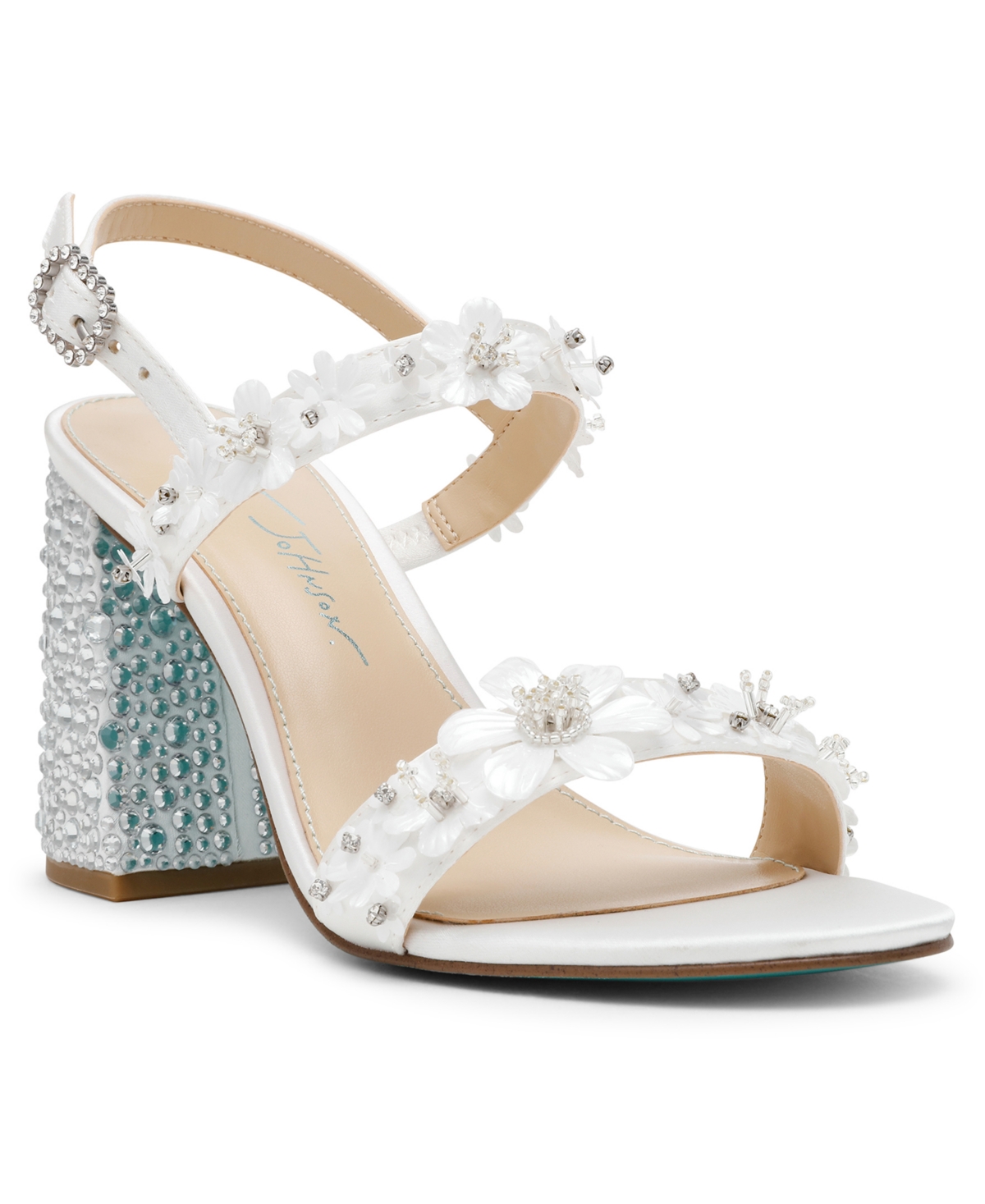 Click here for Betsey Johnson Womens Drue Block Heel Dress Sandal... prices