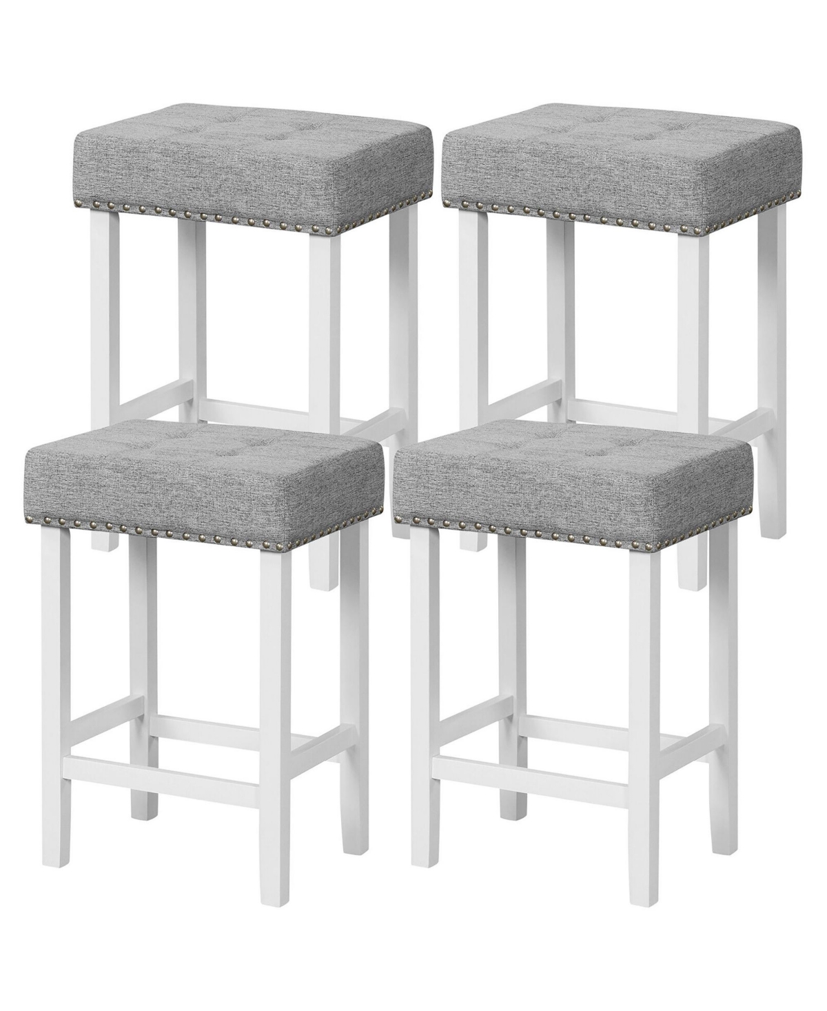 Click here for Gymax 4 Pcs 24.5 Counter Height Bar Stools w/ Spon... prices