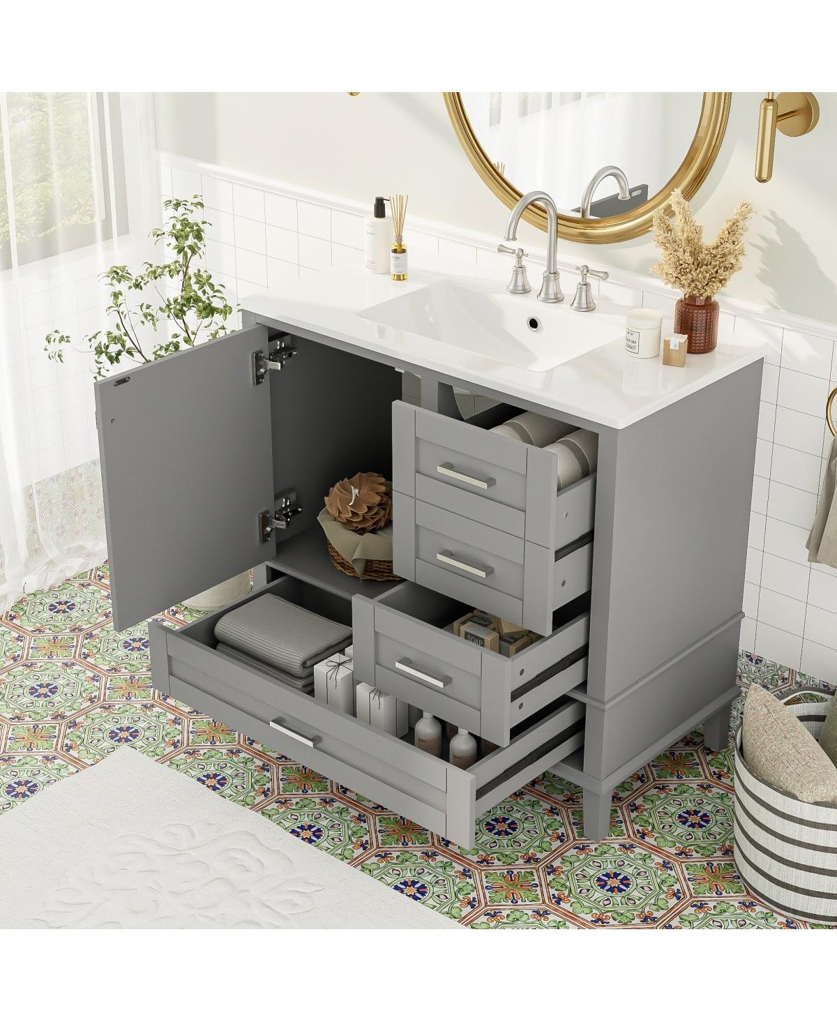 Click here for Sillysis 36" Bathroom Vanity with Ceramic Sin... prices