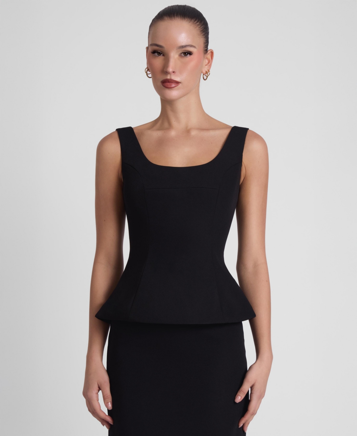 Click here for Leau Womens Calesia Contour Bustier Top - Black prices