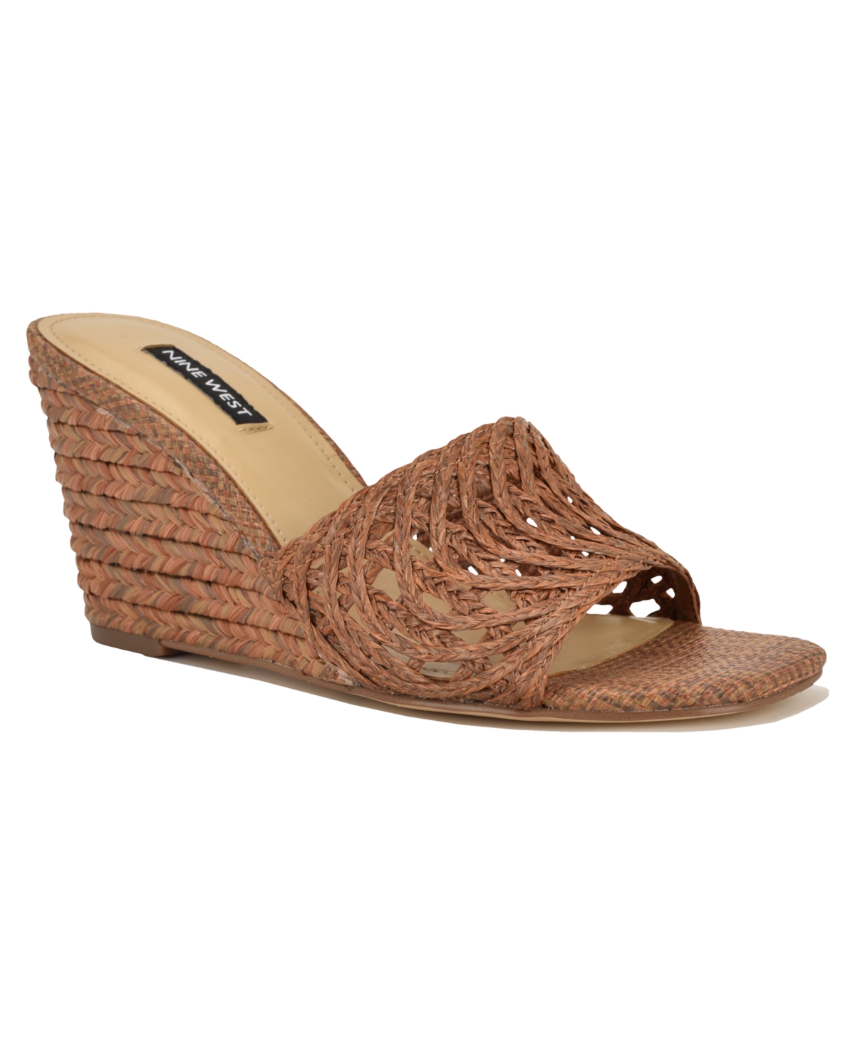 Click here for Nine West Womens Nimma Woven Slip-On Wedge Sandals... prices