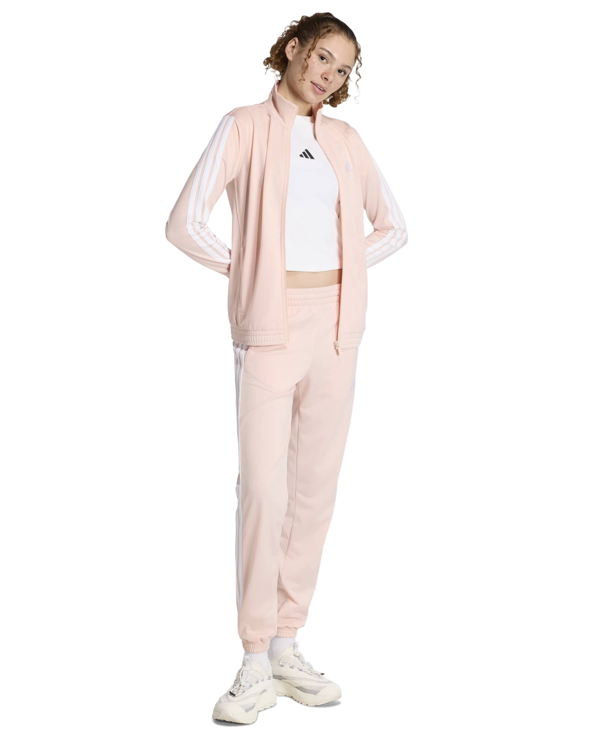 Click here for adidas Womens Tricot 3-Stripes Track Jacket - Blus... prices