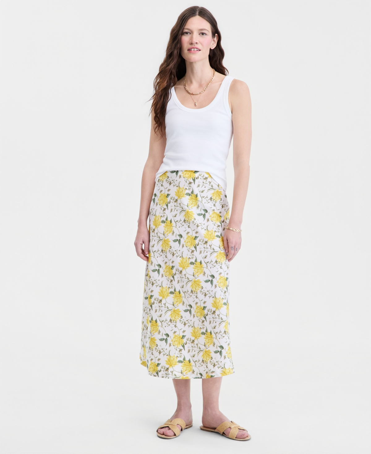 Click here for On 34th Womens Printed Midi Slip Skirt  Macys Excl... prices