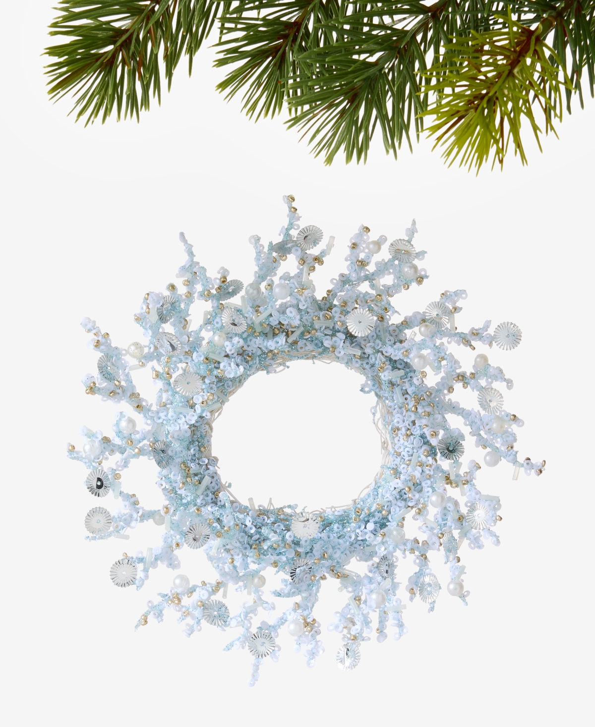 Click here for Holiday Lane Seaside Wreath Ornament  Macys Exclus... prices