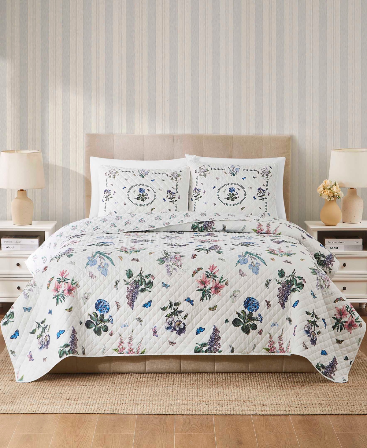 Click here for Portmeirion Botanic Garden Reversible 3-Pc. Quilt... prices