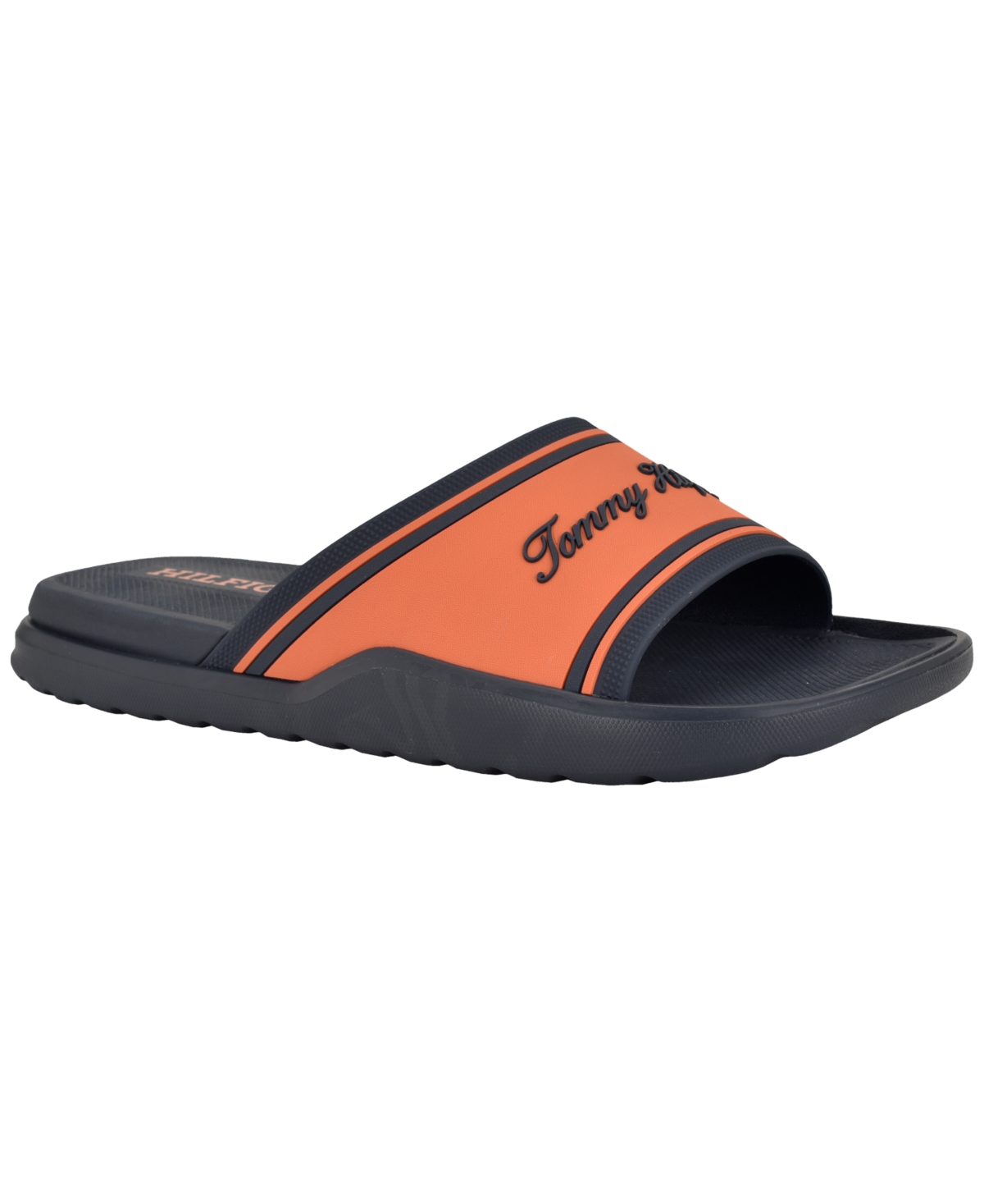 Click here for Tommy Hilfiger Mens Momil Casual Pool Slide - Oran... prices