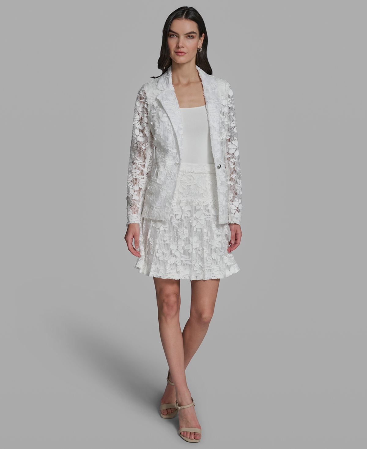 Click here for Karl Lagerfeld Paris Petite One-Button Blazer - So... prices