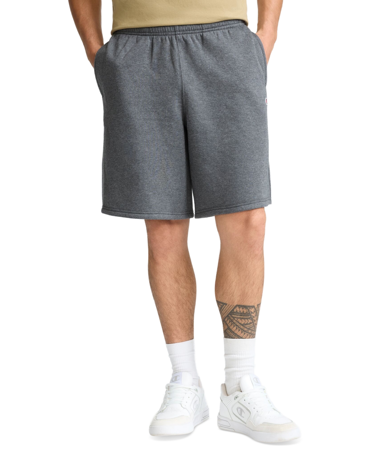 Click here for Champion Mens Fleece 10 Shorts - Granite Heather prices