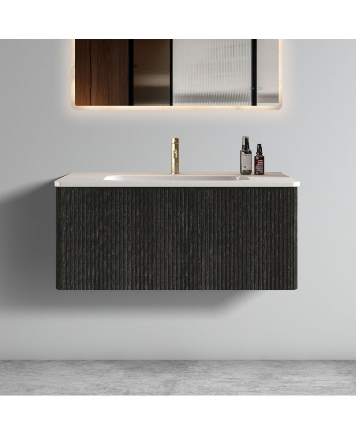 Click here for Sillysis 36 Floating Bathroom Vanity with Integrat... prices