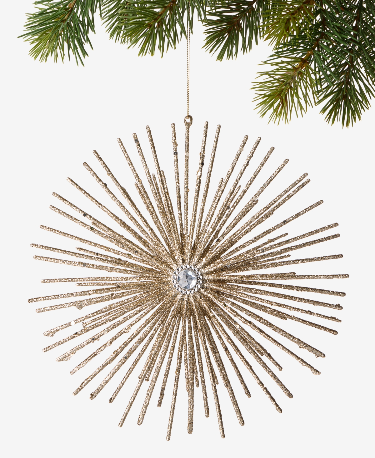 Click here for Holiday Lane Gilded Glamour Plastic Starburst Orna... prices