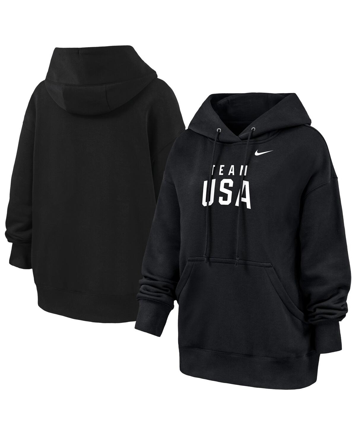 Click here for Nike Womens Black Team Usa Oversized Phoenix Fleec... prices