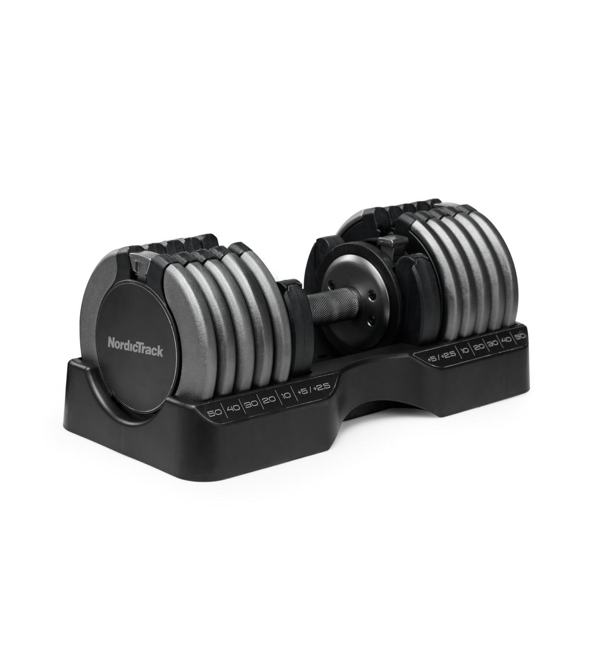 Click here for NordicTrack Single 55lb Select-a-Weight Dumbbell -... prices