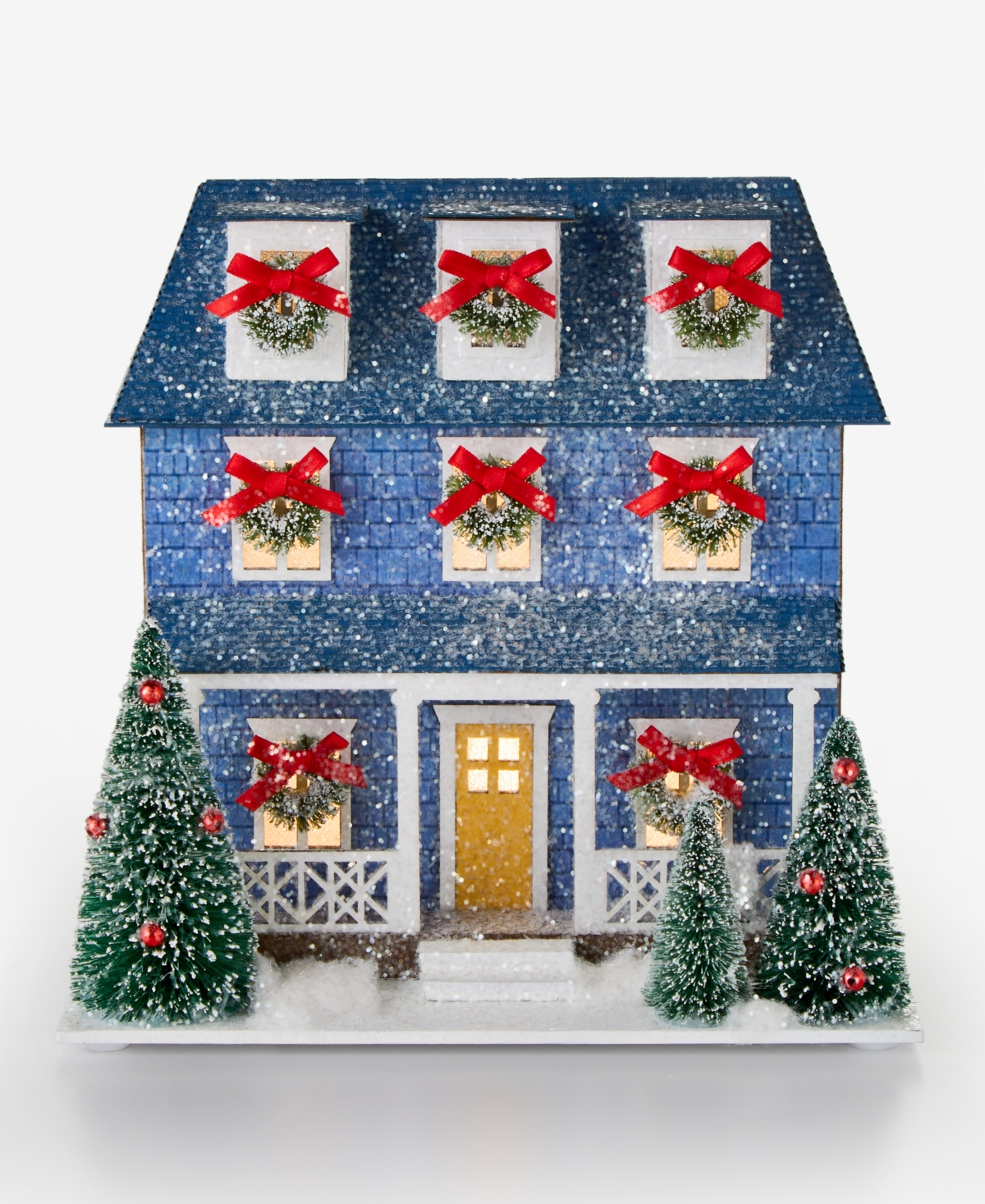 Click here for Holiday Lane Whimsy Town House with Bow Trim and T... prices