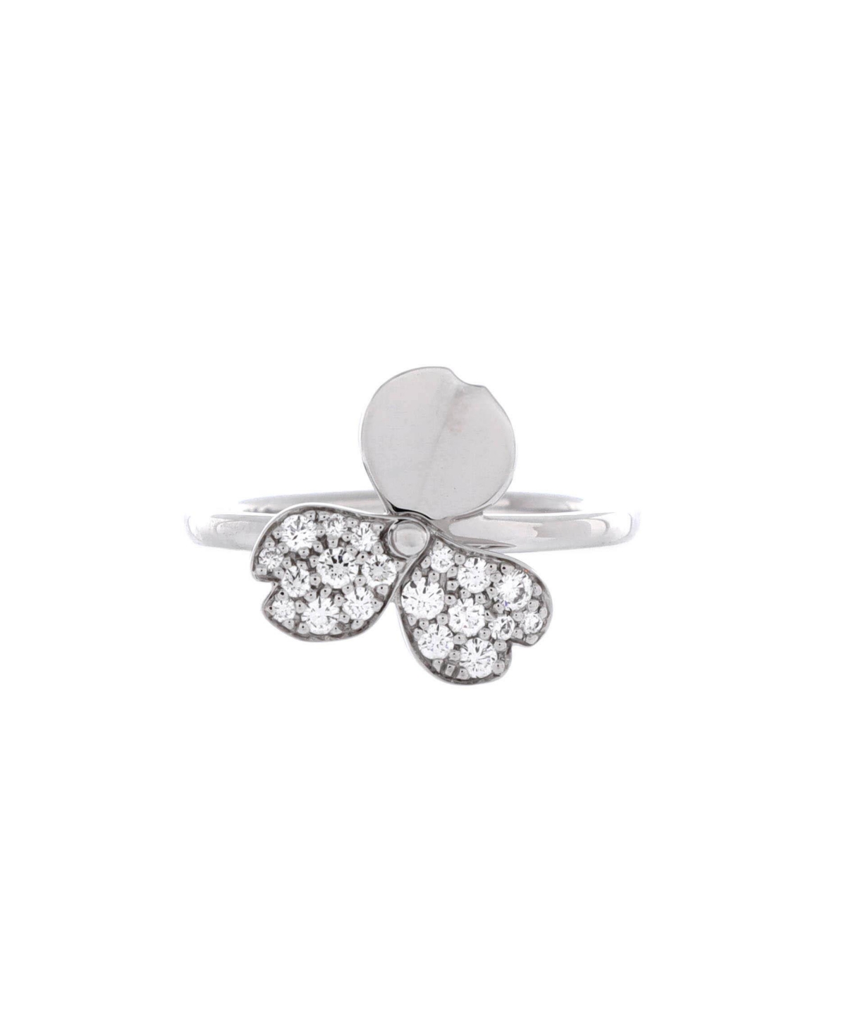 Click here for Pre-Owned Tiffany & Co Paper Flowers Ring - Platin... prices