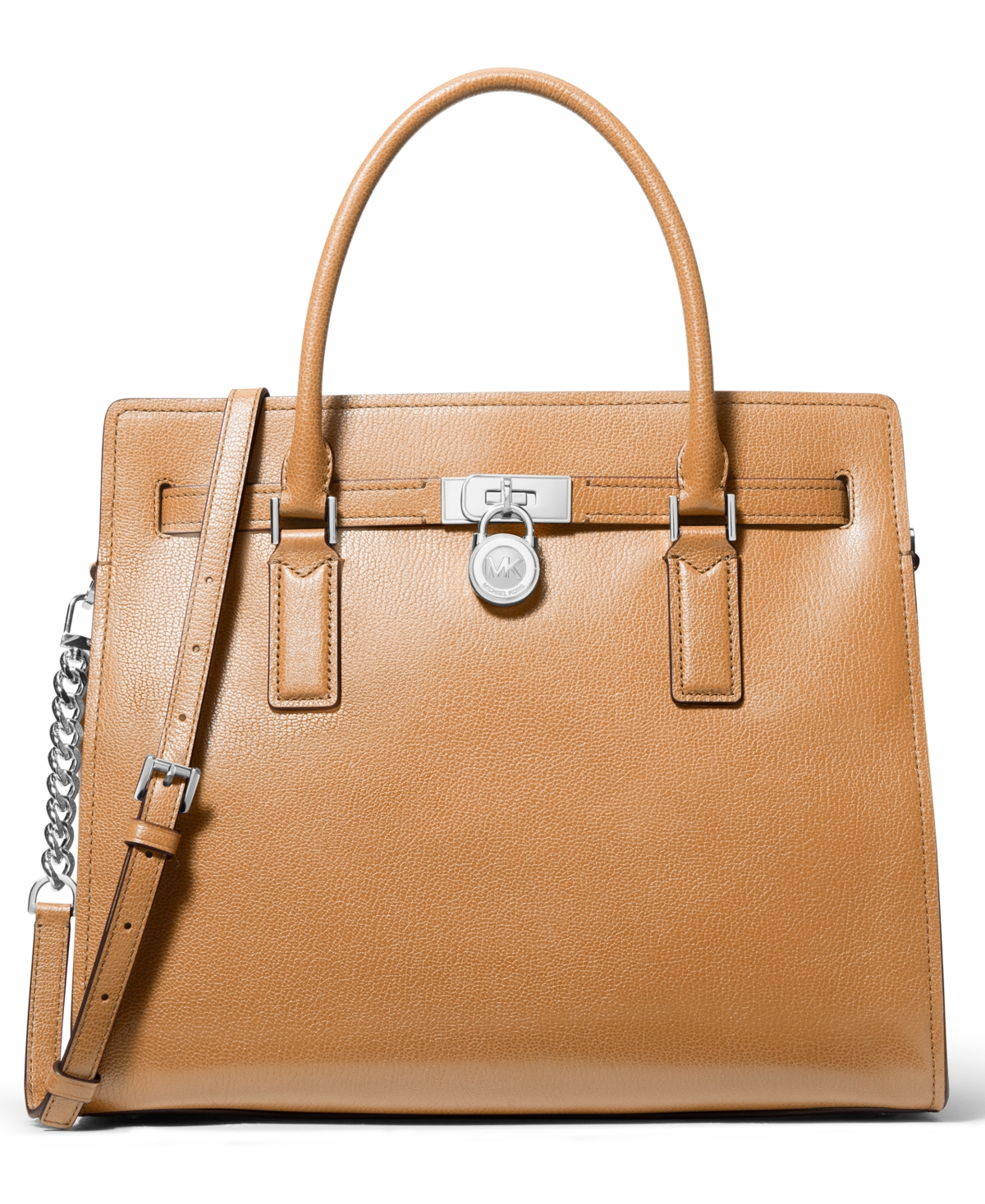 Click here for Michael Kors Hamilton Moderne Large Leather Satche... prices