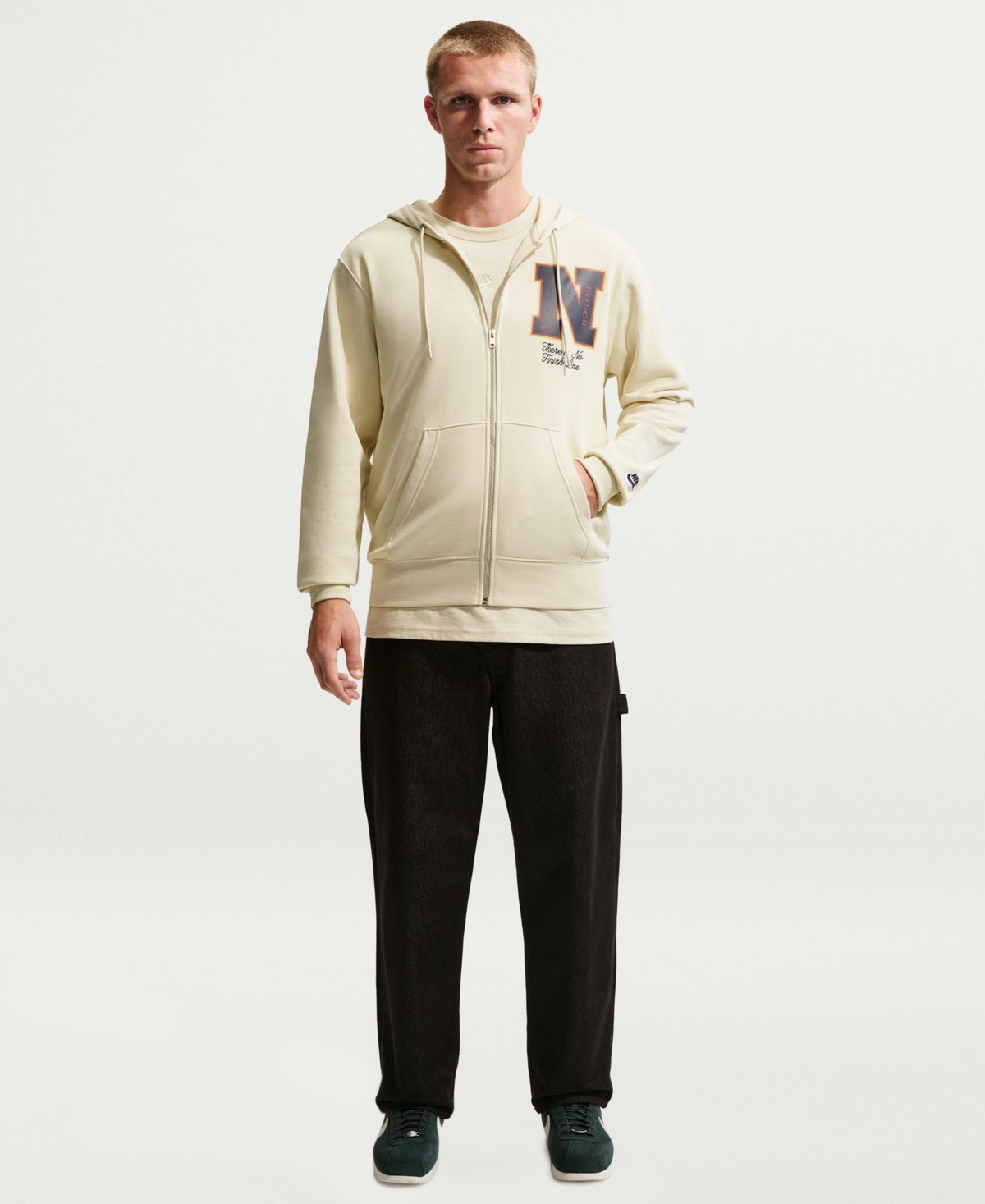 Click here for Nike Mens Sportswear Club French Terry Full-Zip Ho... prices
