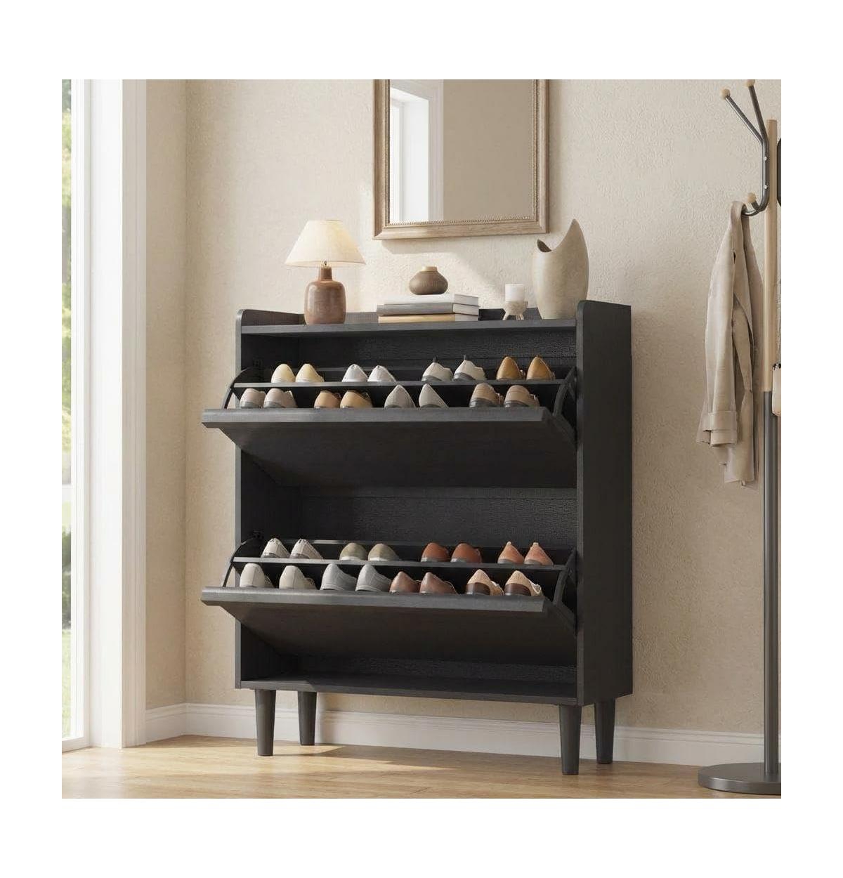 Click here for gaomon Shoe Cabinet with 2 Flip Drawers  Narrow Sh... prices