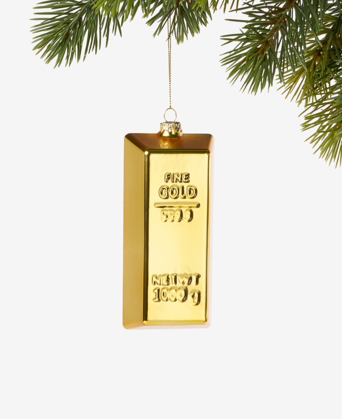Click here for Holiday Lane All About You Gold Bar Ornament  Excl... prices