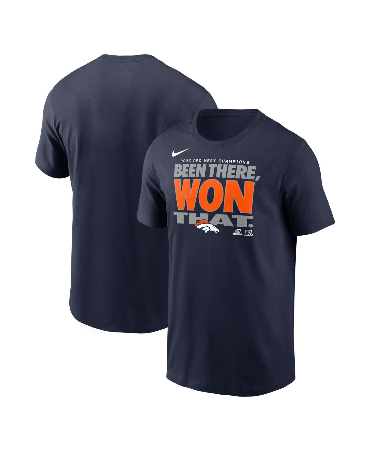 Click here for Nike Mens Navy Denver Broncos 2025 Afc West Divisi... prices