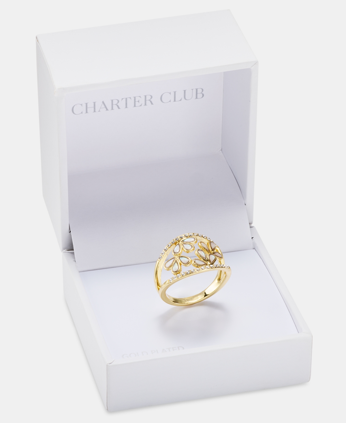 Click here for Charter Club Mother-of-Pearl & Cubic Zirconia Ring... prices