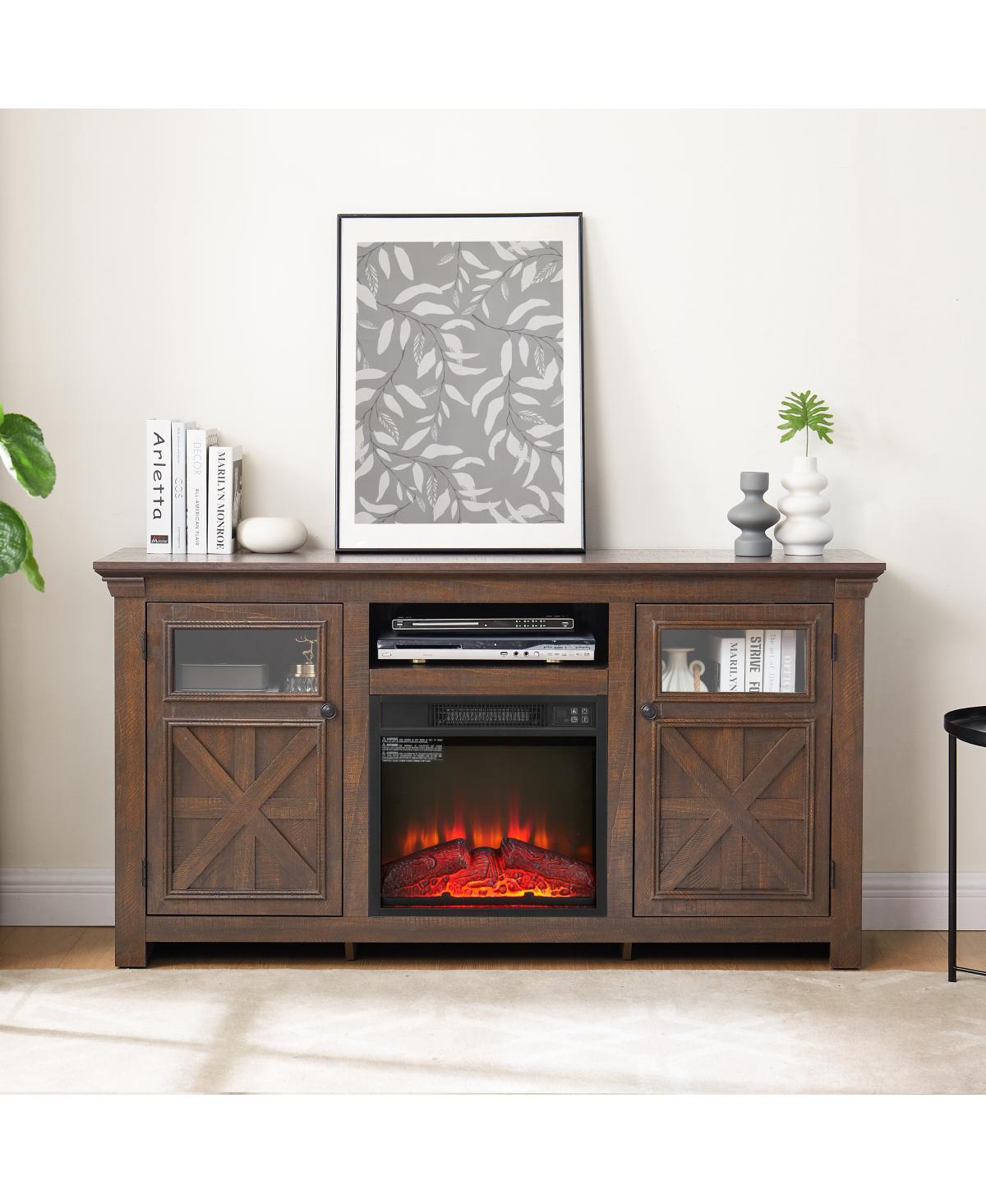 Click here for Streamdale Furniture Farmhouse Barn Door Tv Stand... prices