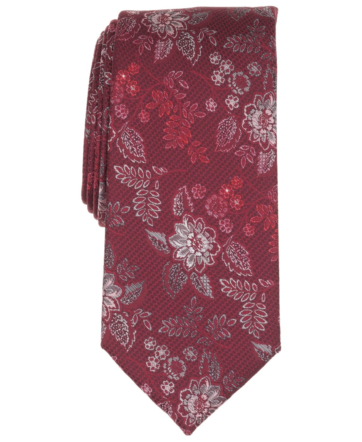 Click here for Perry Ellis Portfolio Mens Hamery Floral Tie - Red prices