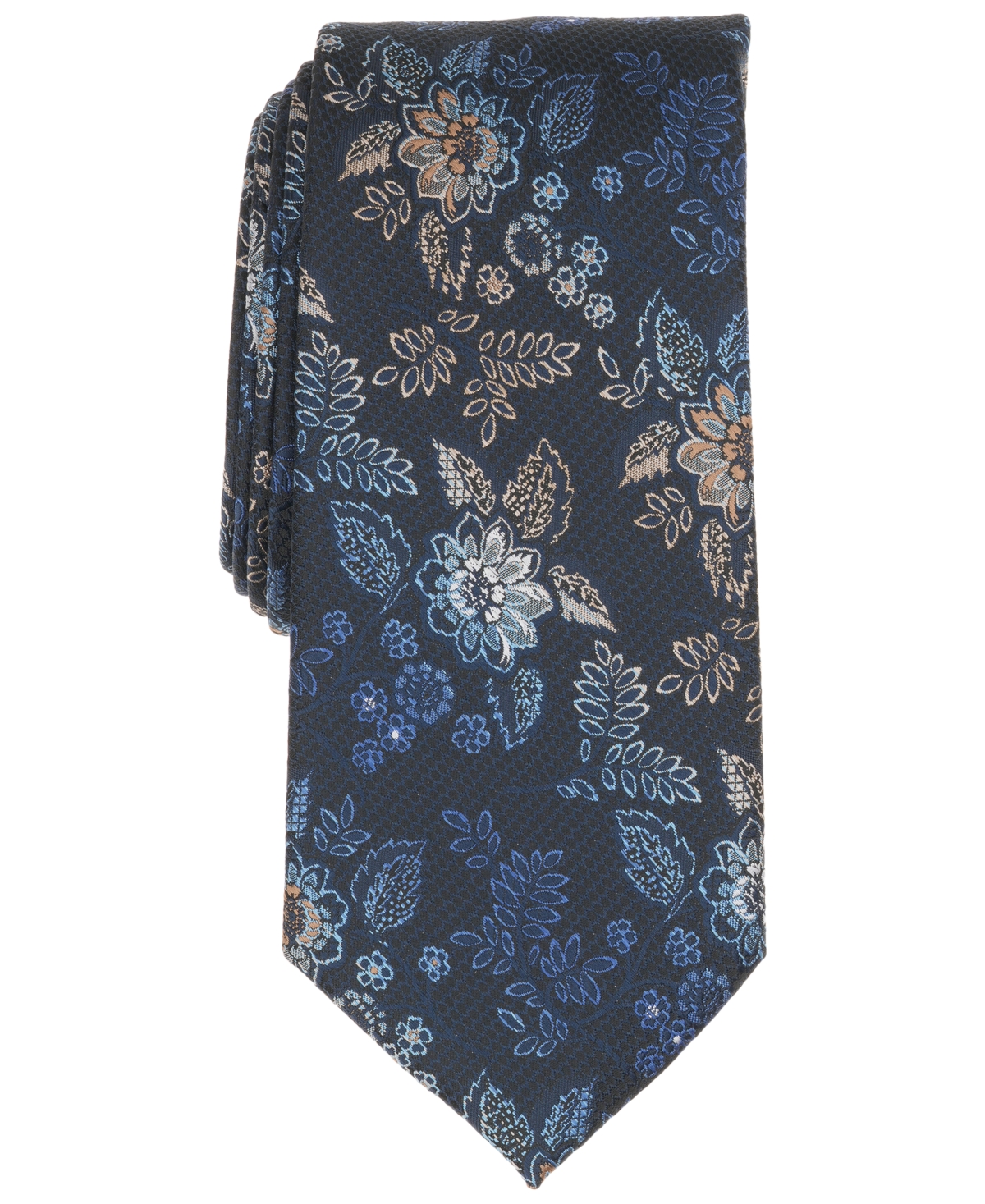Click here for Perry Ellis Portfolio Mens Hamery Floral Tie - Nav... prices