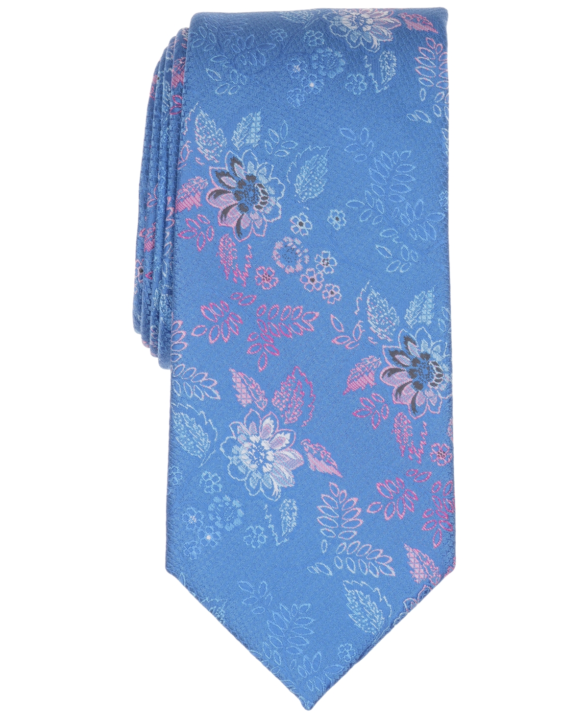 Click here for Perry Ellis Portfolio Mens Hamery Floral Tie - Blu... prices