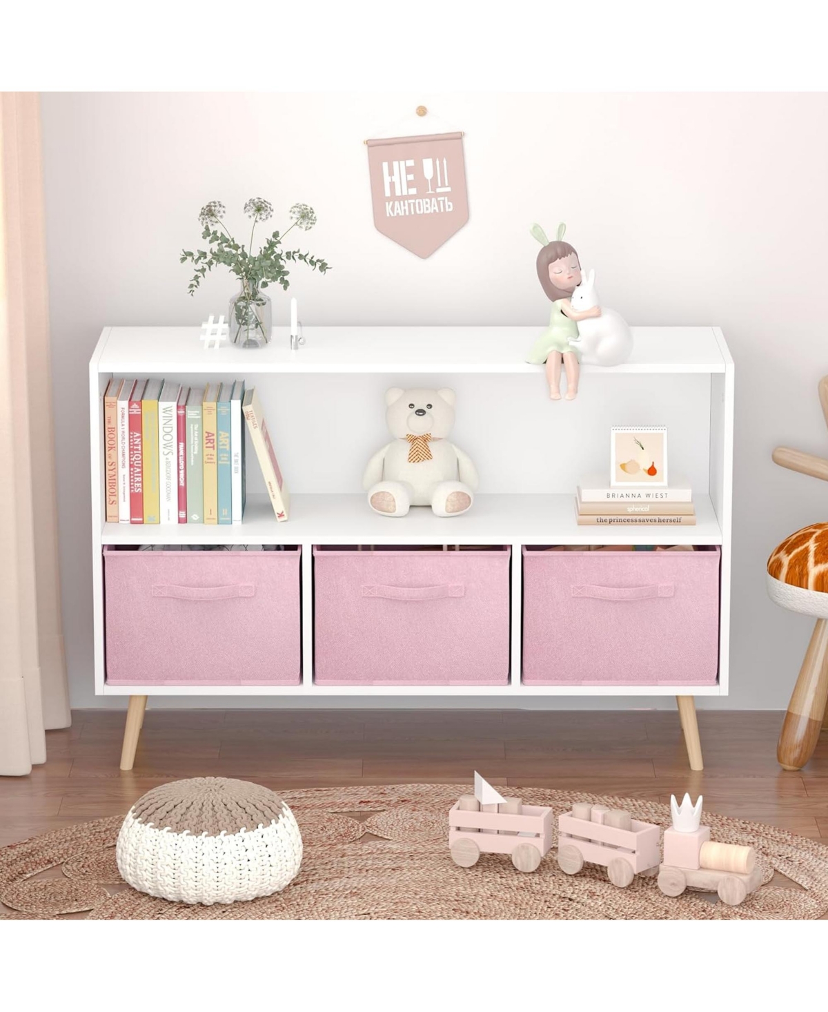 Click here for Rainsken Kids Bookcase and Bookshelf  Toy Storage... prices