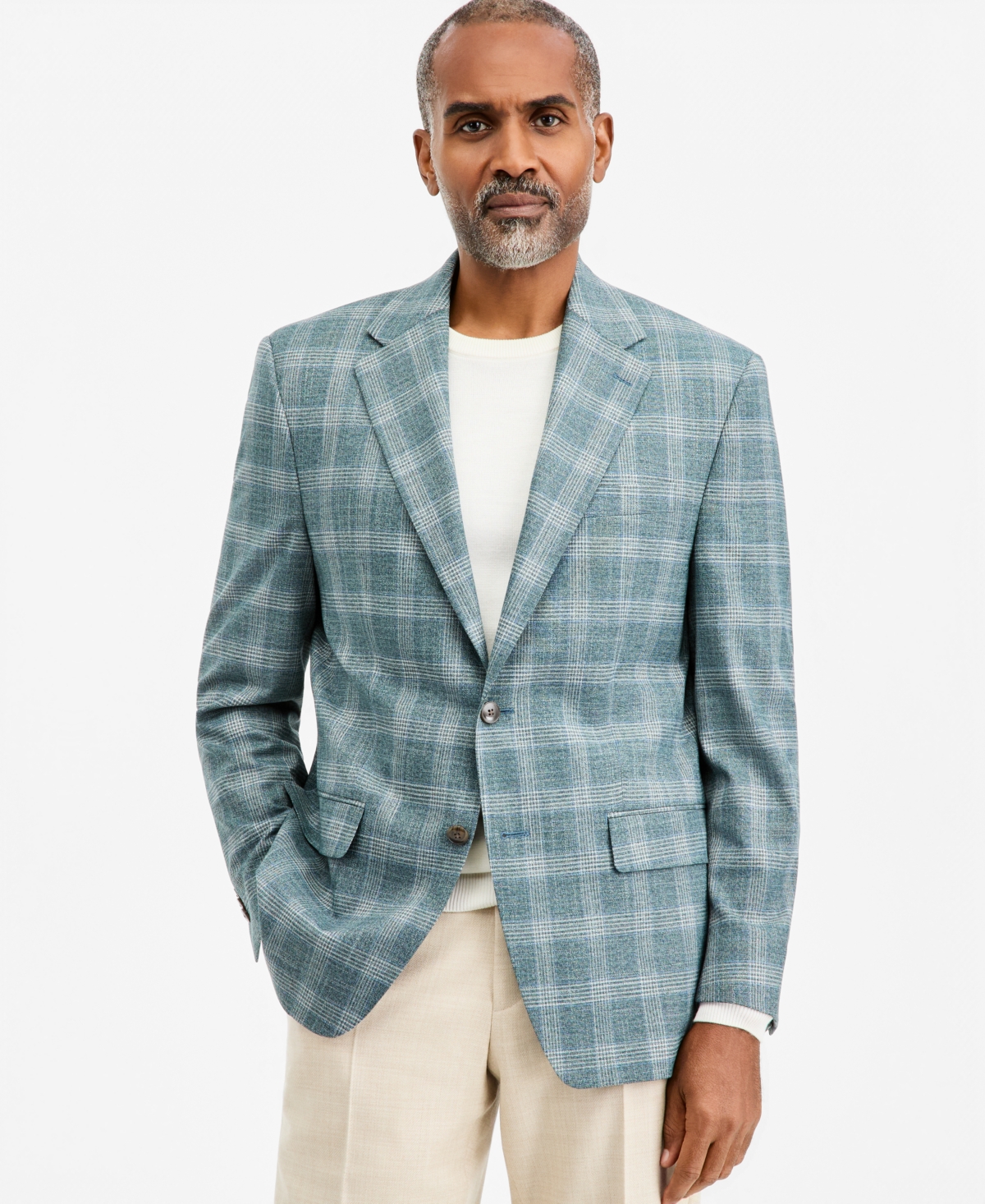 Click here for Michael Kors Mens Classic-Fit Sport Coat - Balsam... prices