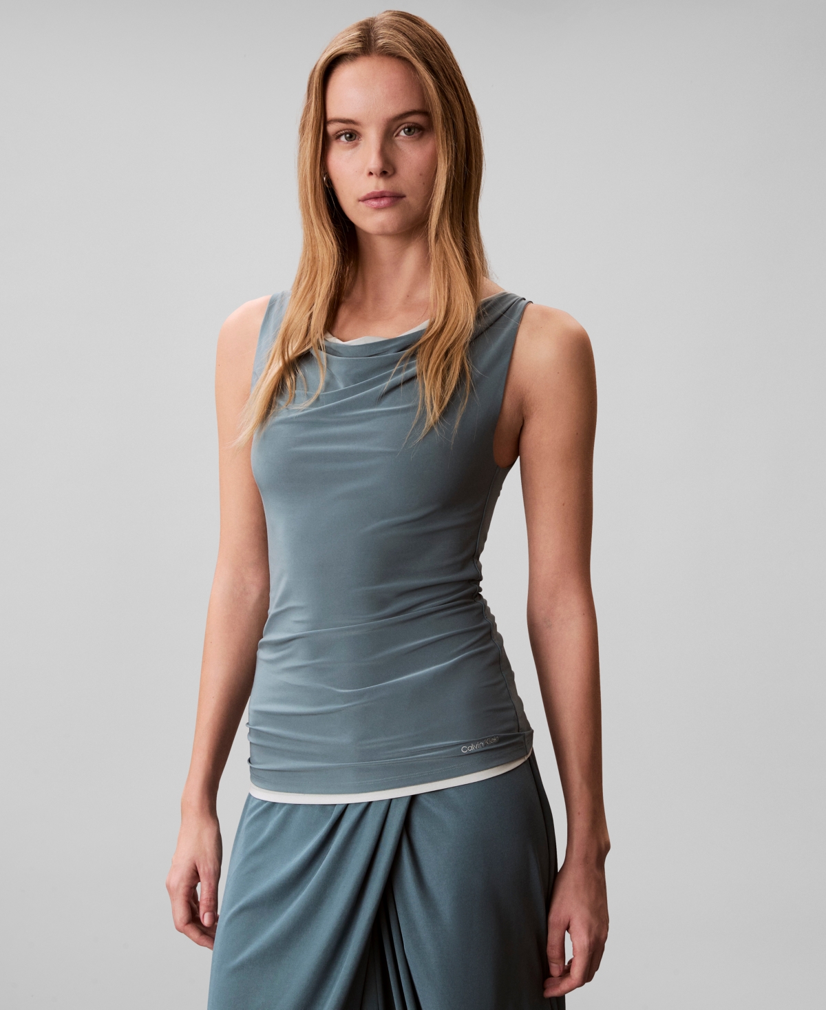 Click here for Calvin Klein Womens Second Skin Reversible Sleevel... prices