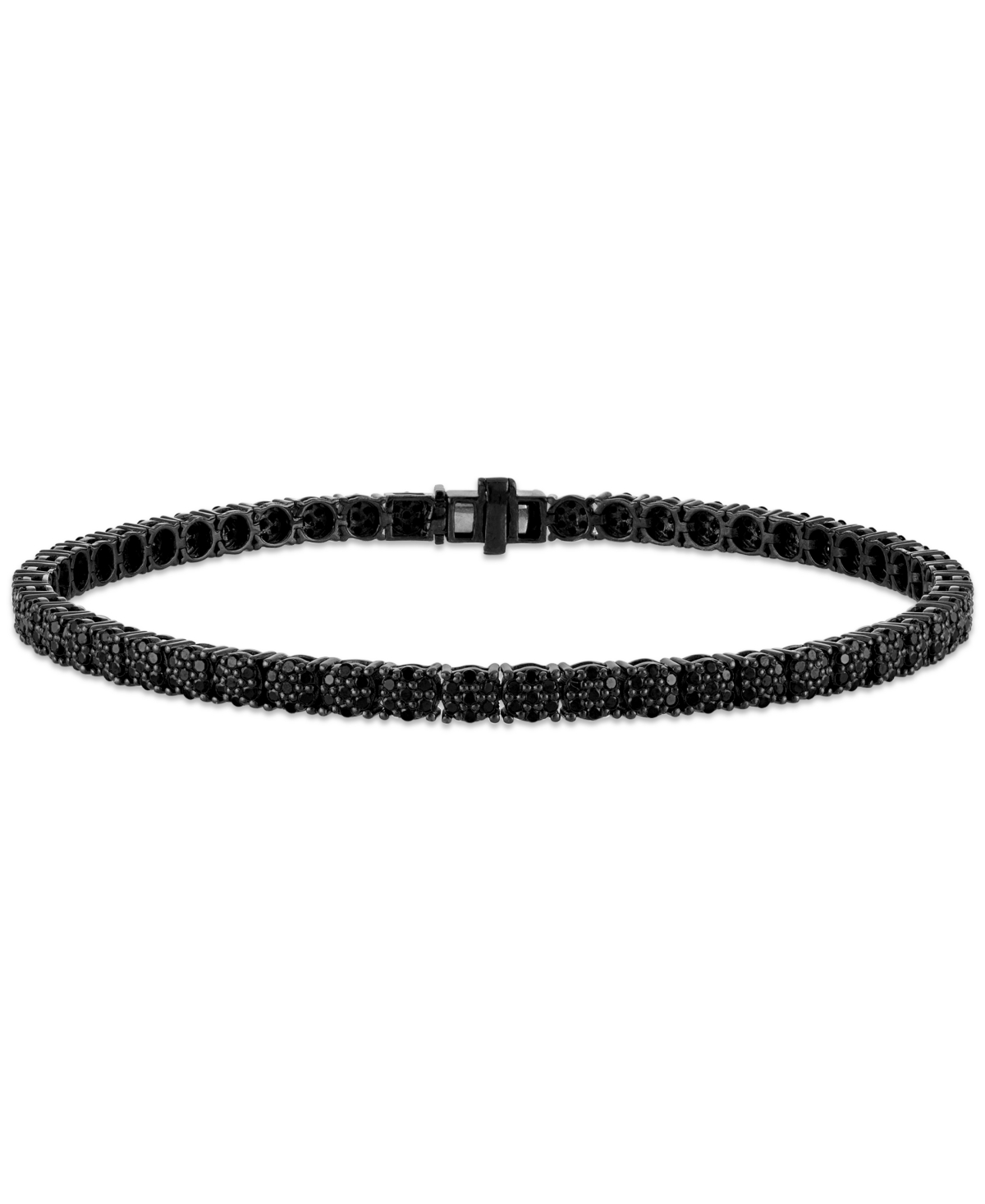 Click here for Esquire Mens Jewelry Black Spinel Diamond Cluster... prices