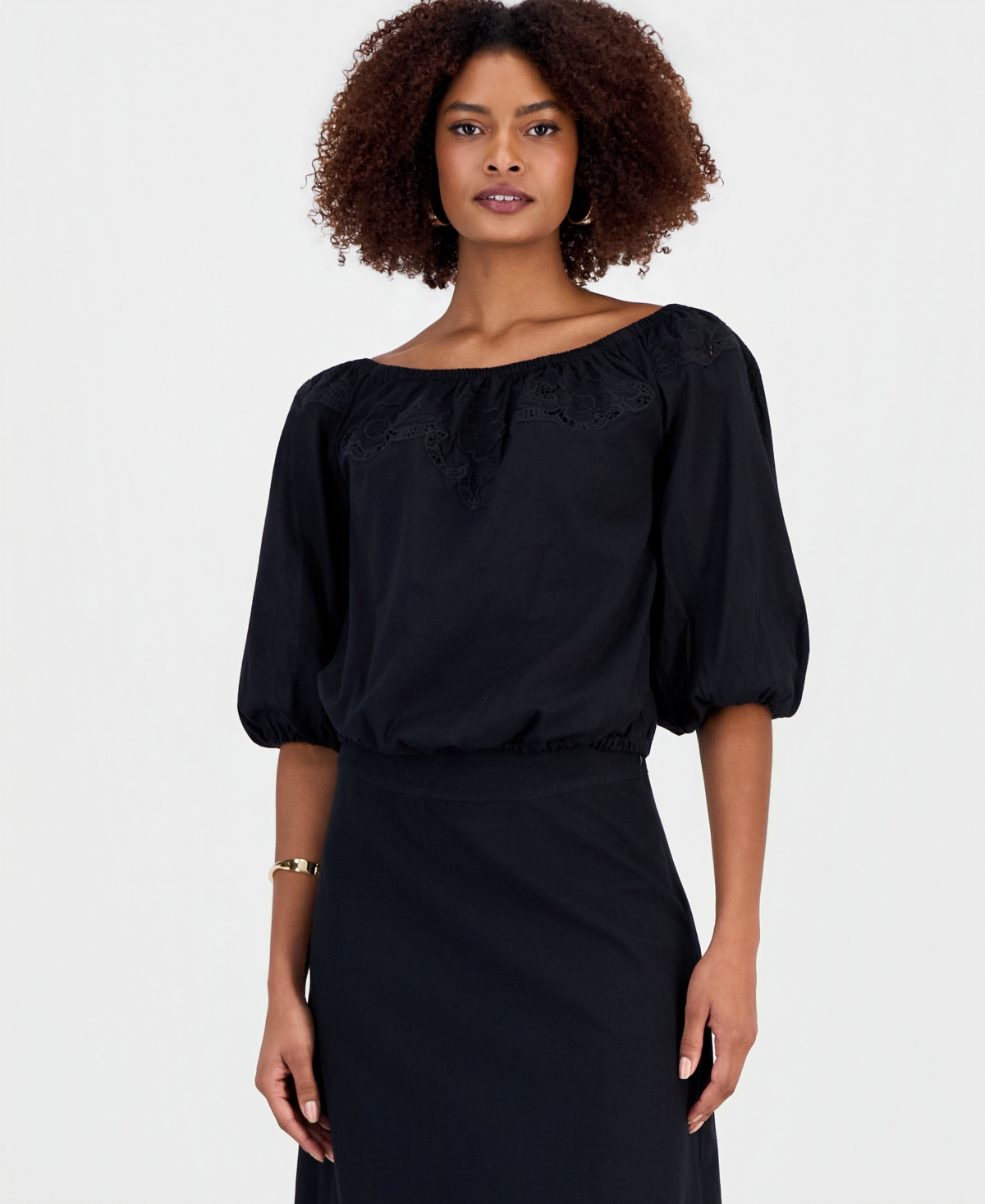 Click here for I.n.c. International Concepts Womens Floral Lace O... prices