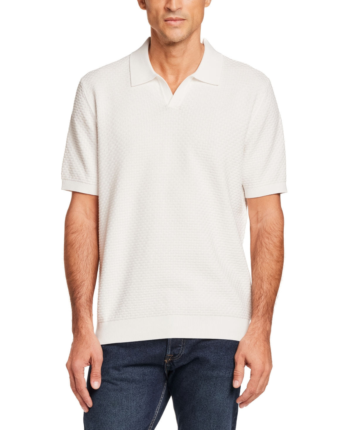 Click here for Weatherproof Vintage Mens Short-Sleeve Weave Johnn... prices