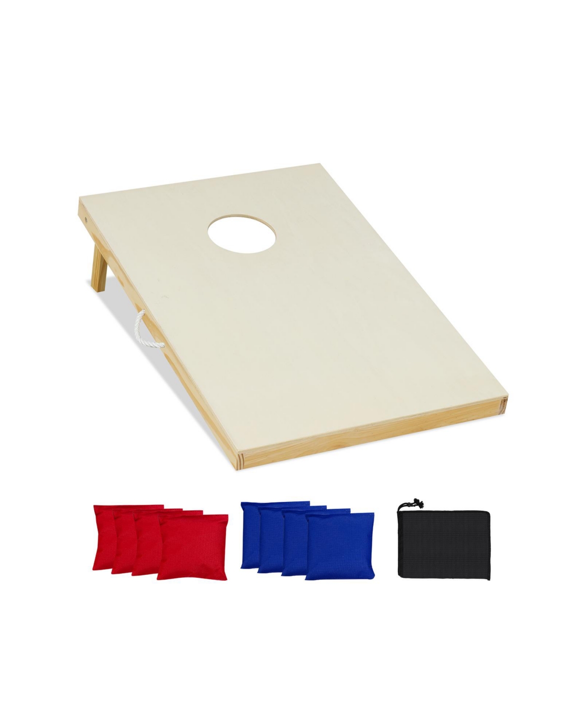 Click here for Hongge Solid Wood Cornhole Board Set Portable Corn... prices