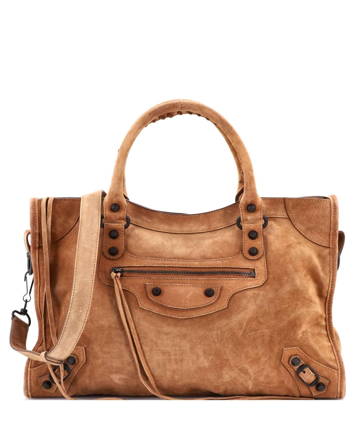 Click here for Pre-Owned Balenciaga Medium City Classic Studs Bag... prices