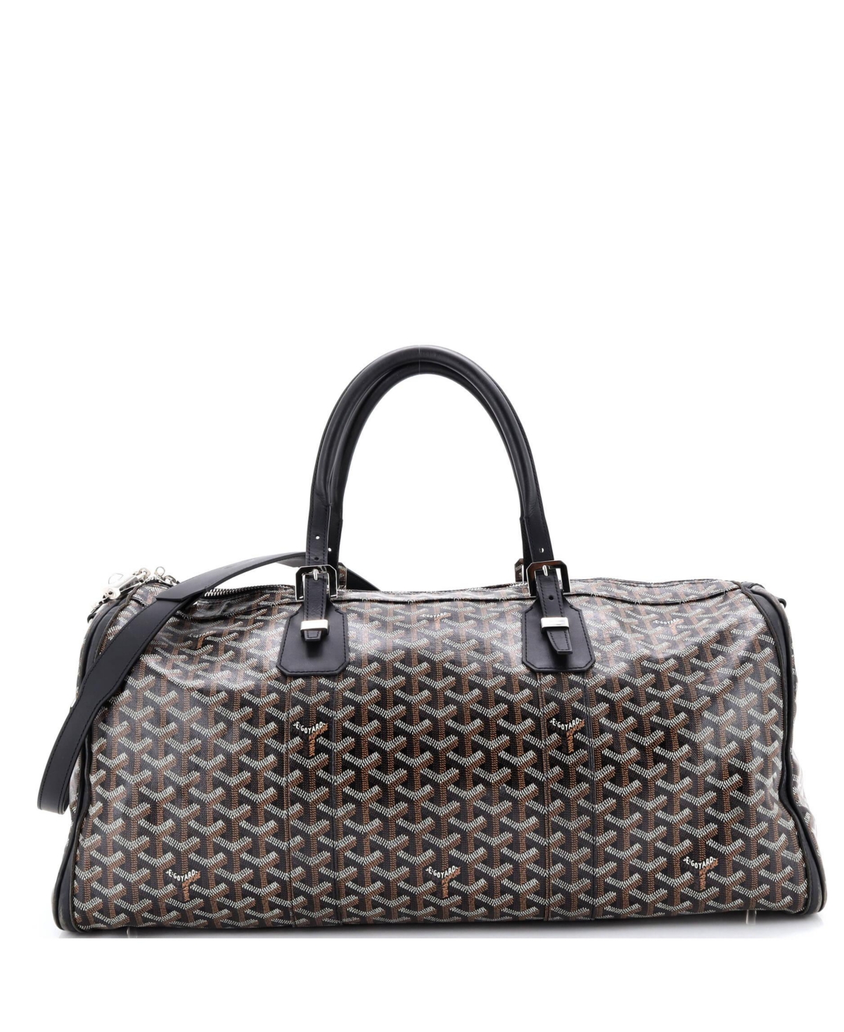 Click here for Pre-Owned Goyard 45 Croisiere Bag Coated Canvas -... prices