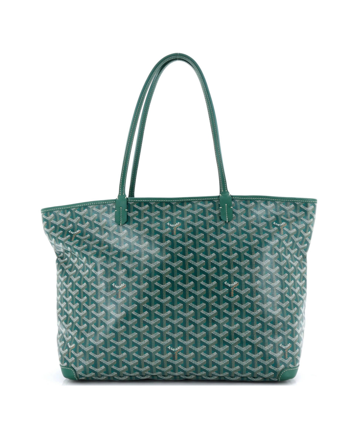 Click here for Pre-Owned Goyard Mm Artois Tote Coated Canvas - Gr... prices