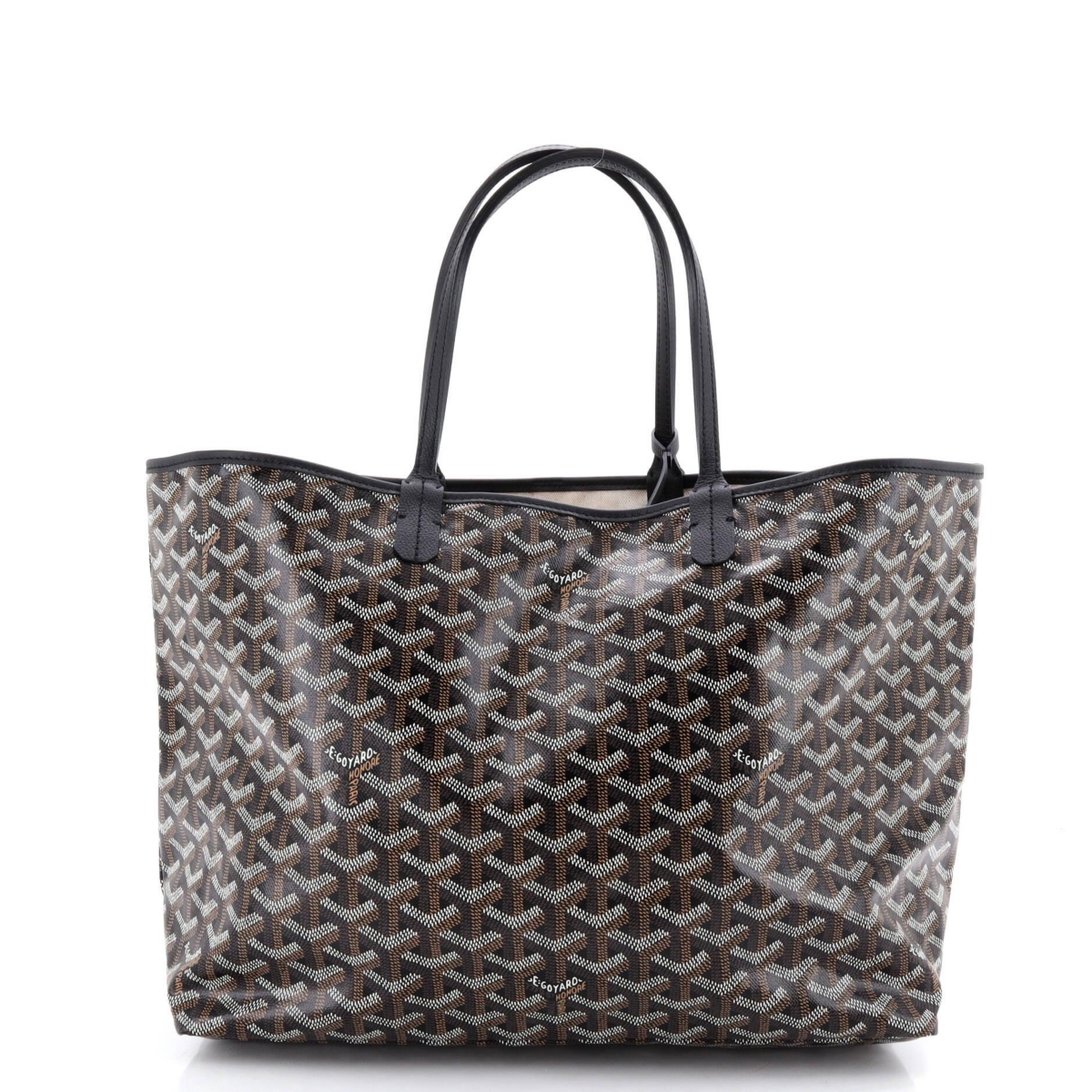 Click here for Pre-Owned Goyard Pm Saint Louis Tote Coated Canvas... prices