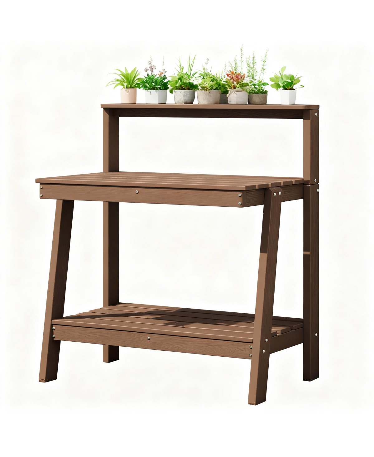 Click here for Yigii Outdoor gardening 3-tier shelf with angled l... prices