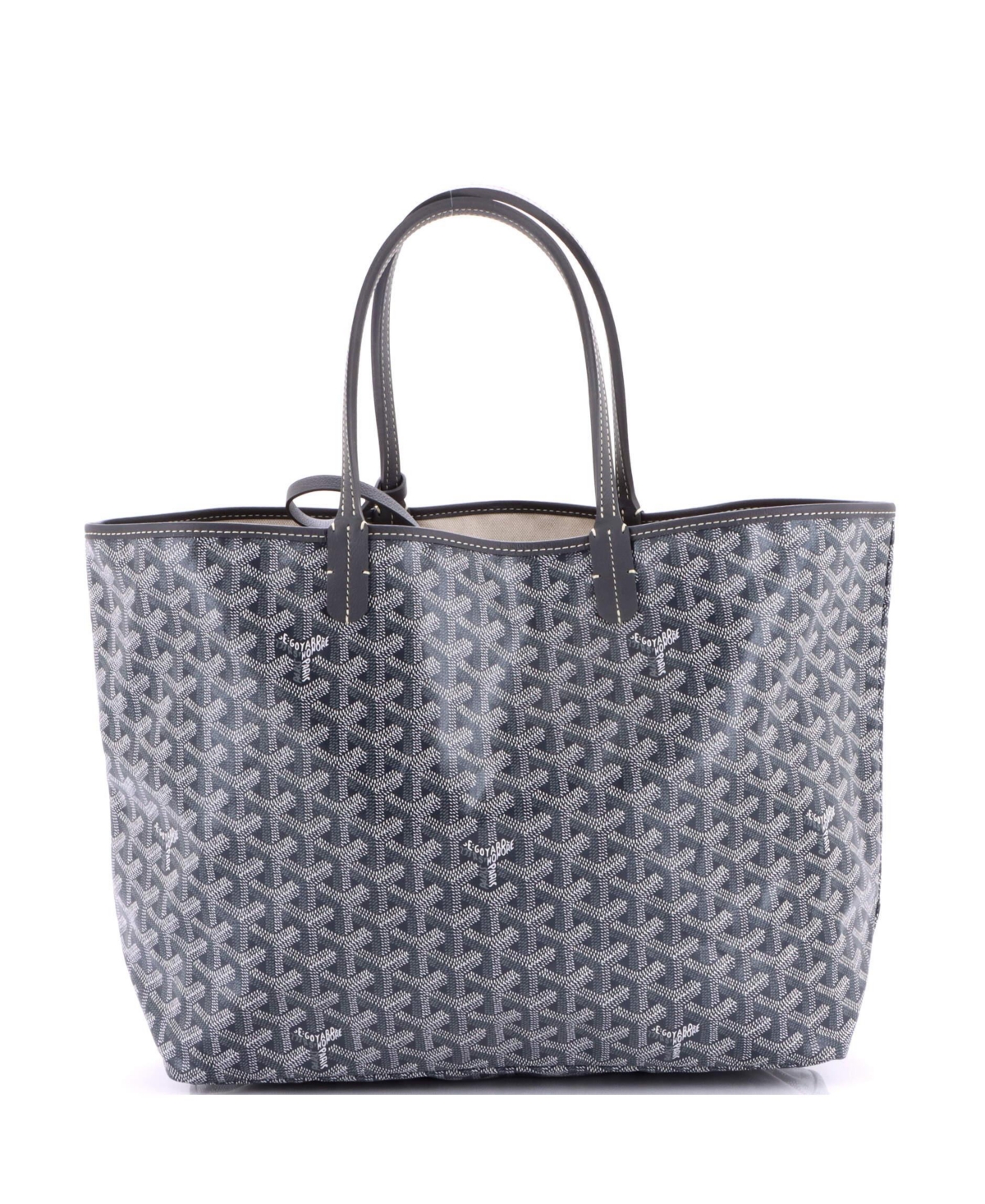 Click here for Pre-Owned Goyard Pm Saint Louis Tote Coated Canvas... prices
