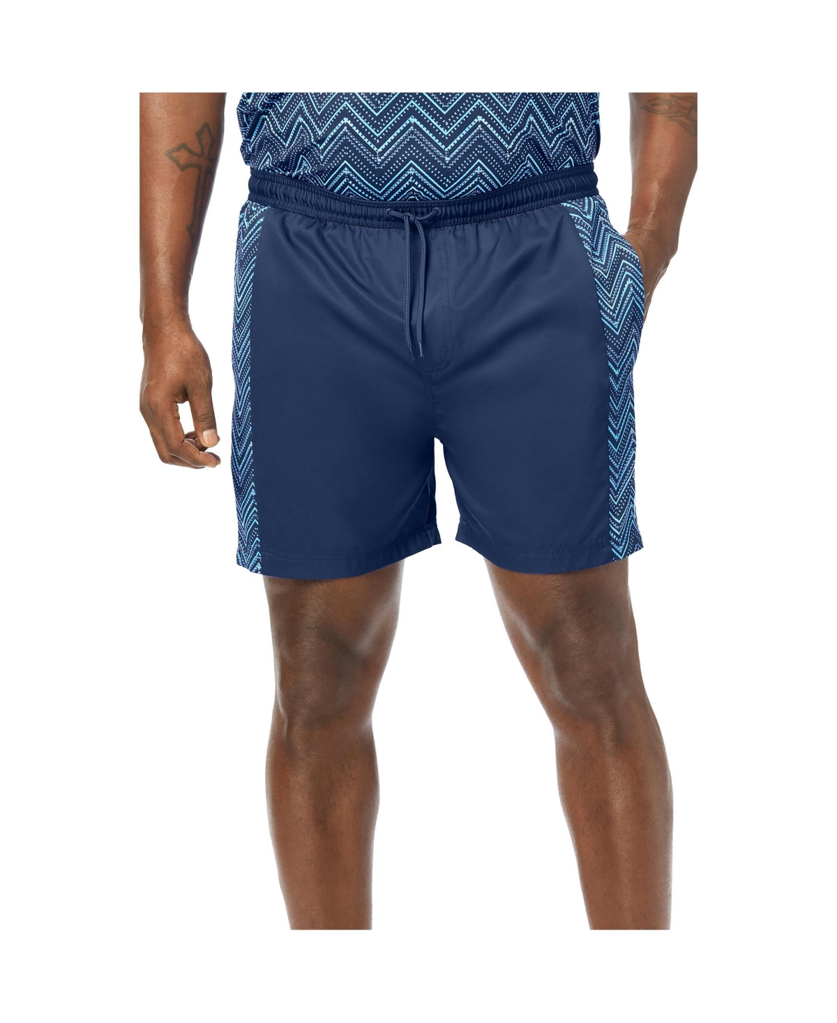 Click here for KingSize Big & Tall Contrast Swim Shorts With Supe... prices