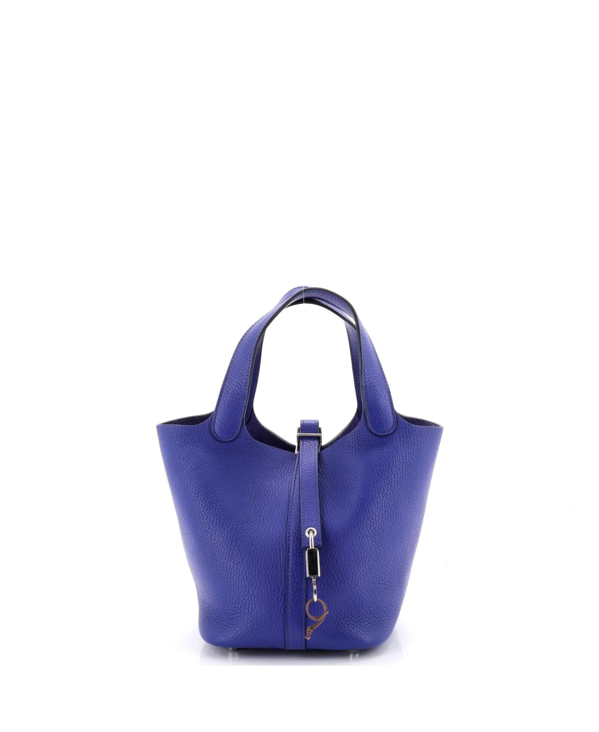 Click here for Pre-Owned HERMES Pm Picotin Lock Bag Clemence - Bl... prices
