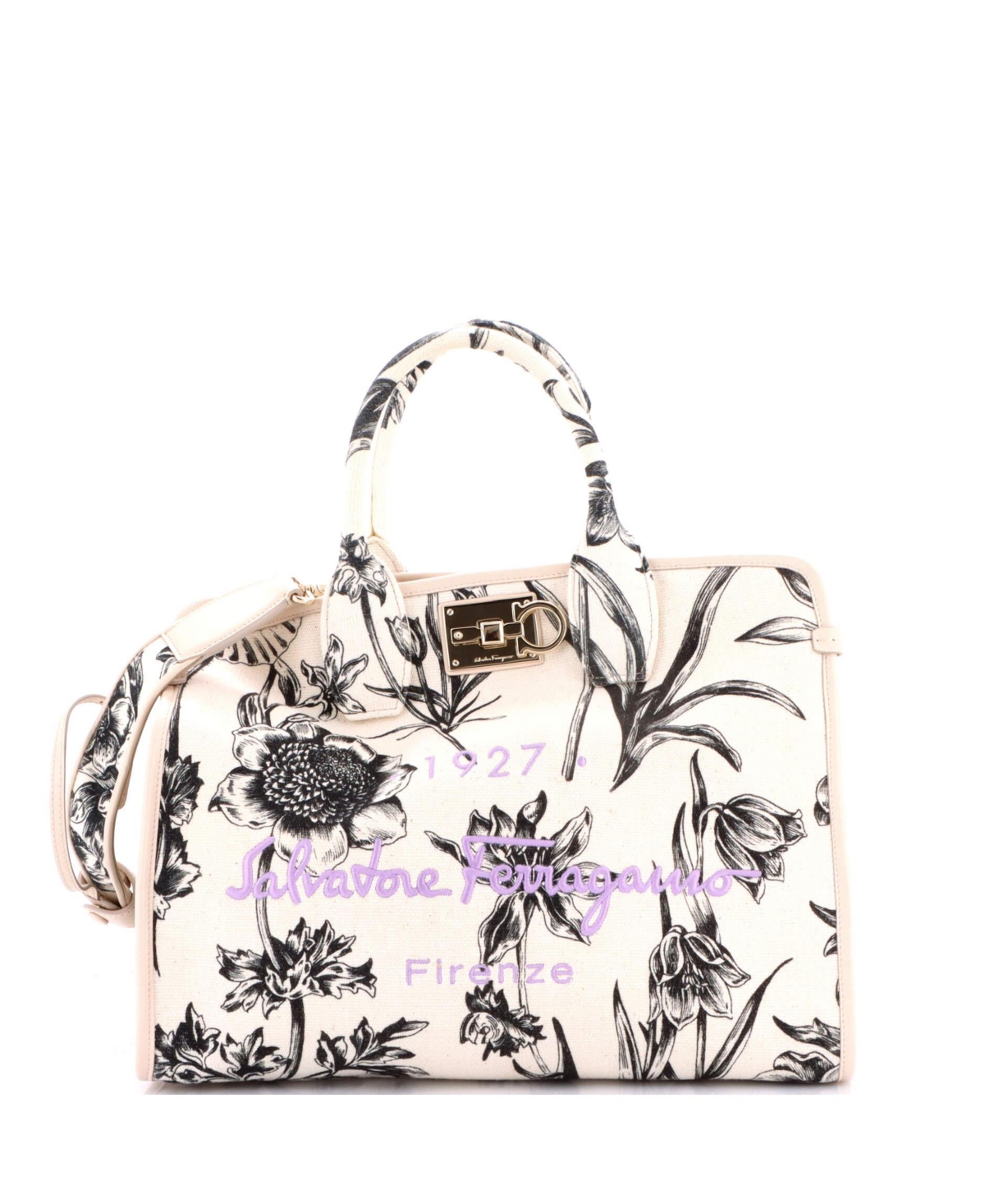 Click here for Pre-Owned Salvatore Ferragamo Medium Studio Logo S... prices