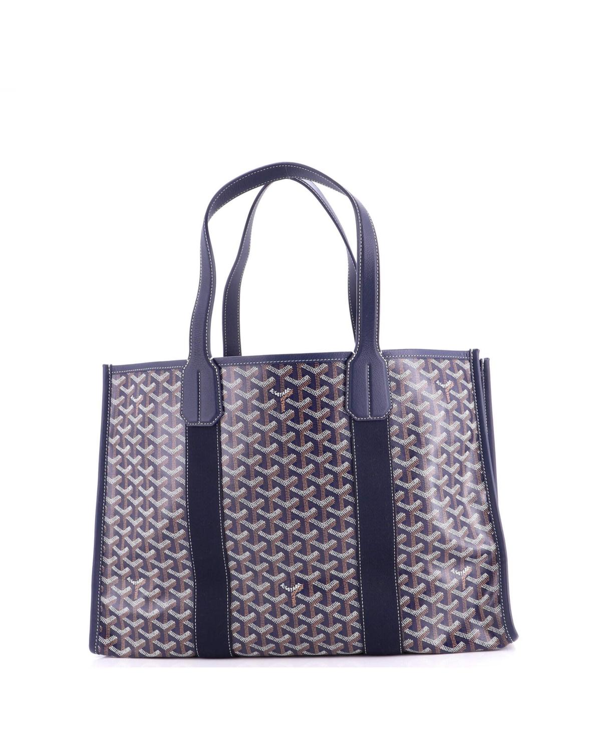 Click here for Pre-Owned Goyard Mm Villette Tote Printed Coated C... prices