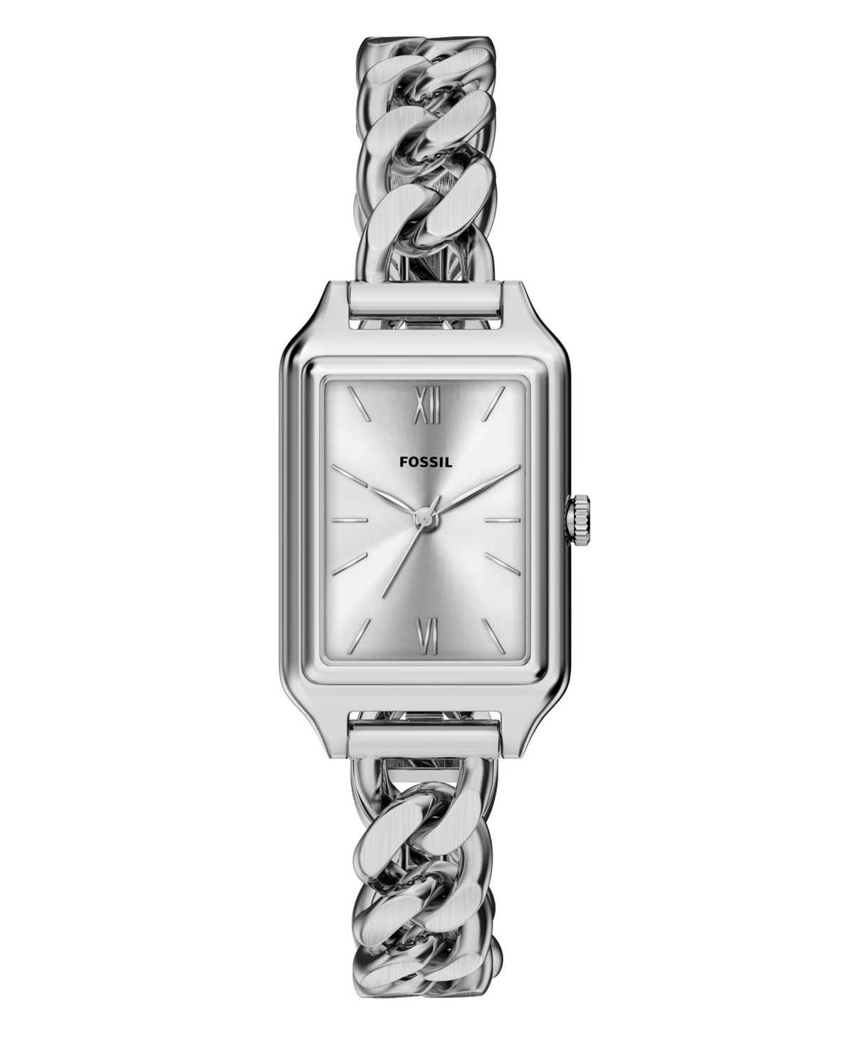 Click here for Fossil Womens Raquel Three-Hand Stainless Steel Wa... prices